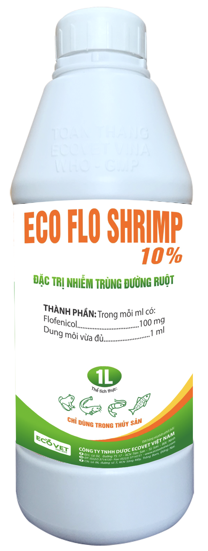 ECO FLO SHRIMP 10% - Đặc trị nhiễm khuẩn