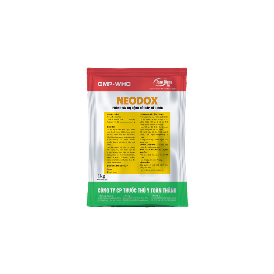 Neodox - Phòng và trị bệnh hô hấp, tiêu hoá